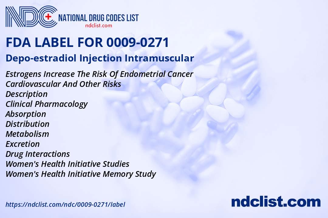 FDA Label for Depo-estradiol Injection Intramuscular - Indications ...