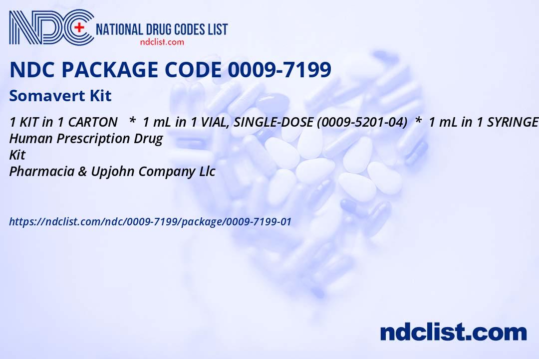 Somavert Kit NDC Package 0009-7199-01