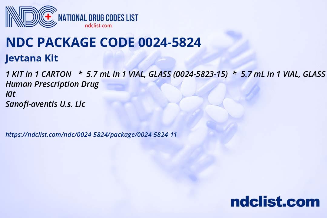 Jevtana Kit - NDC 0024-5824-11