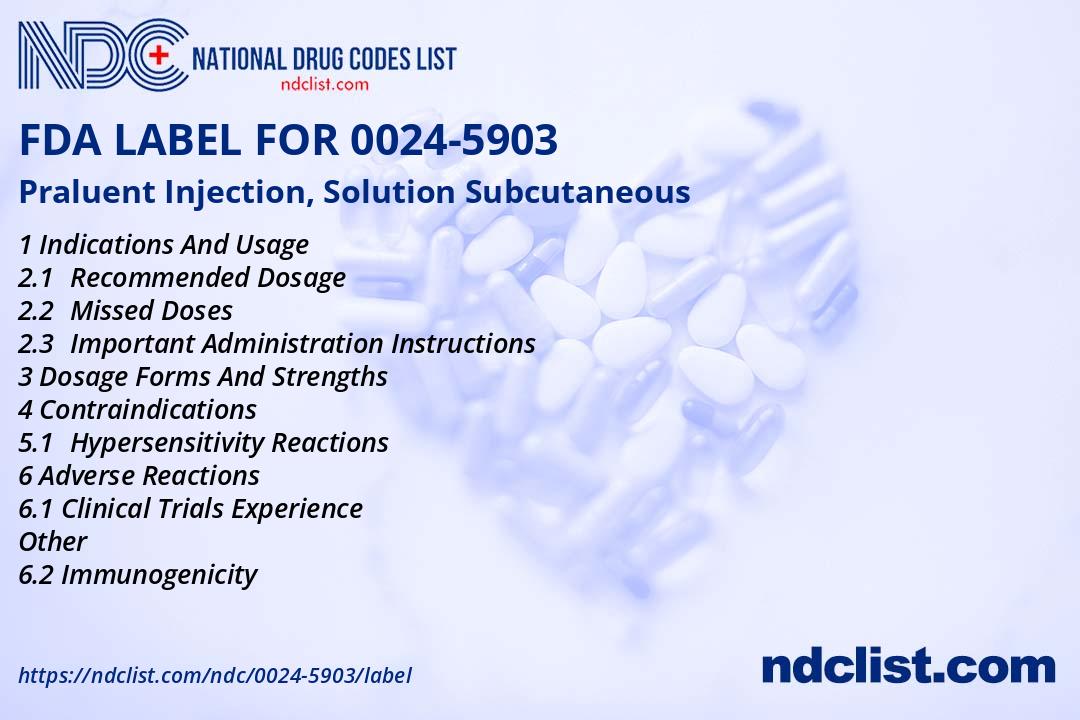 FDA Label for Praluent Injection, Solution Subcutaneous - Indications ...