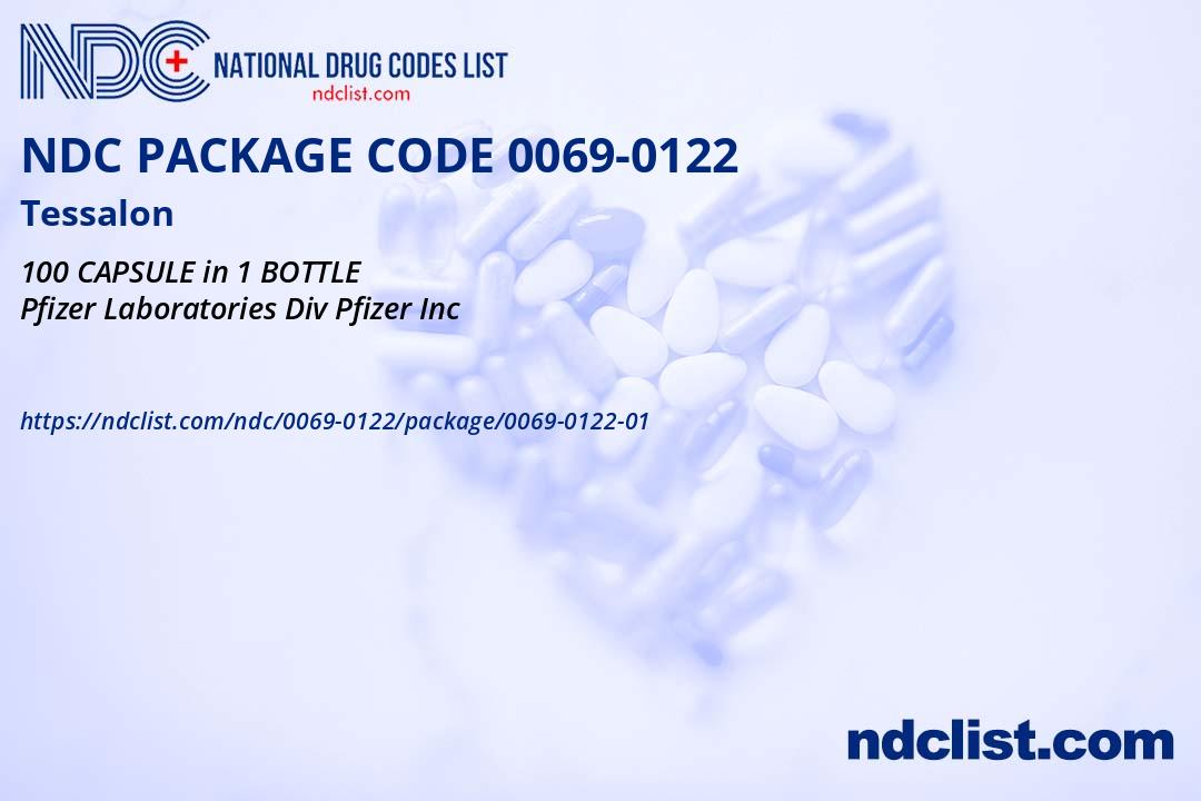 Tessalon NDC Package 0069-0122-01