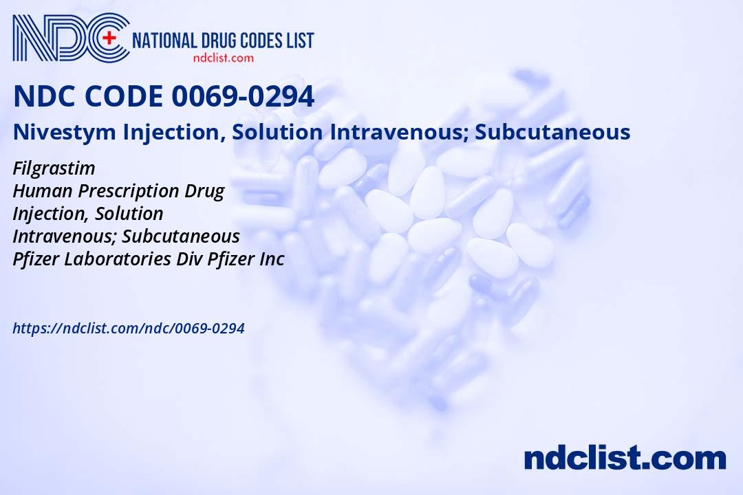 Nivestym Injection, Solution- NDC0069-0294