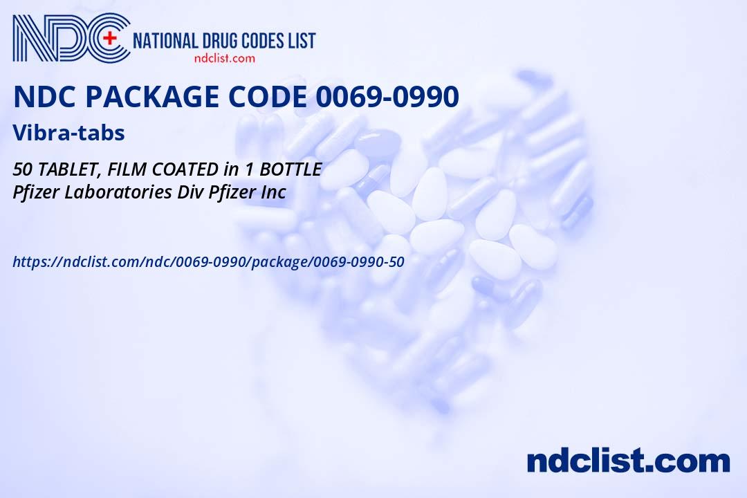 Vibra-tabs- NDC0069-0990-50
