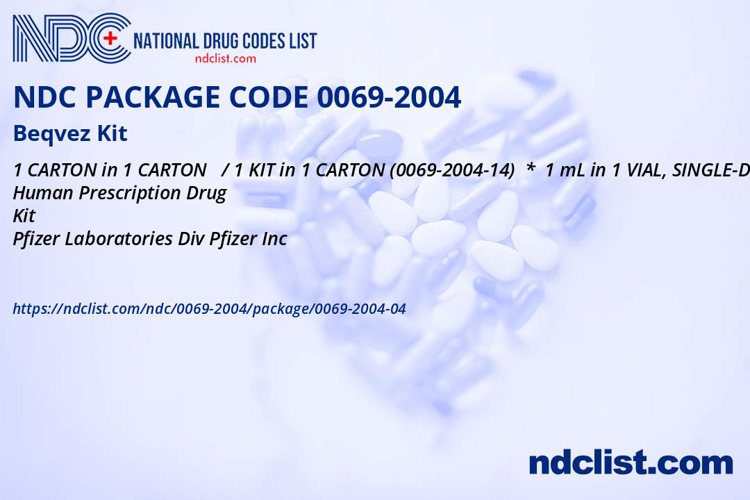 Beqvez NDC Package 0069-2004-04