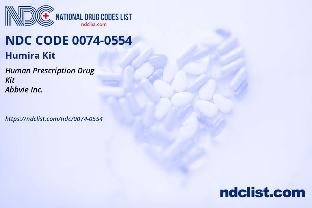 NDC 0074-0554 Humira Kit