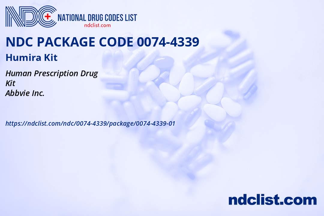 NDC Package 0074-4339-01 Humira Kit