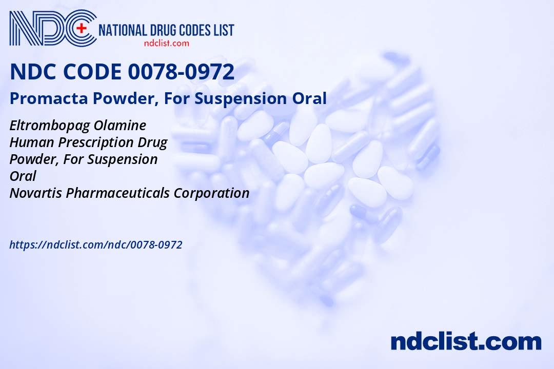 Promacta Powder, For Suspension- NDC0078-0972