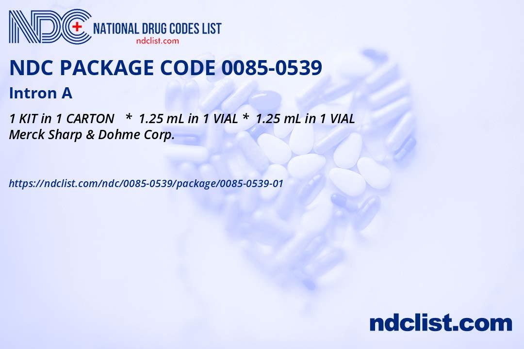 Intron A- NDC0085-0539-01