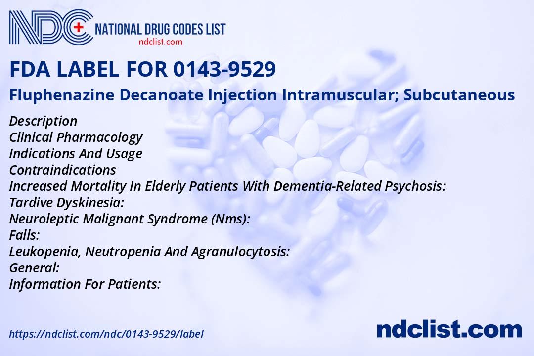 FDA Label for Fluphenazine Decanoate Injection Intramuscular ...