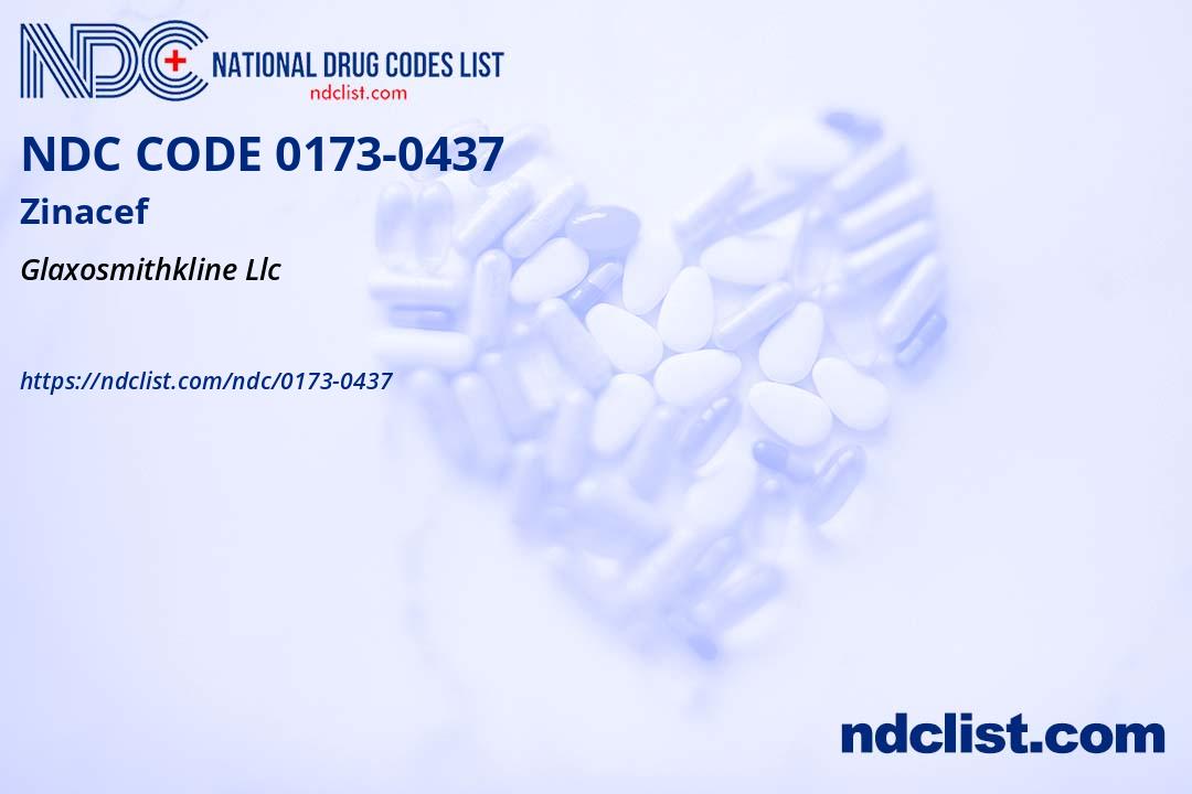 NDC 0173-0437 Zinacef