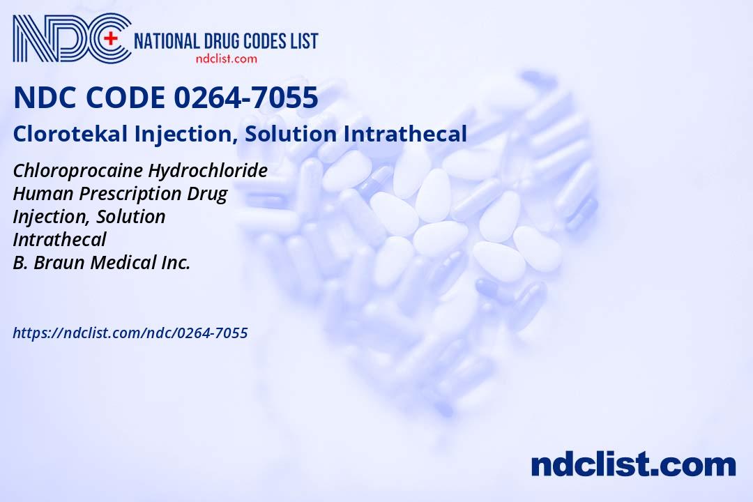 NDC 0264-7055 Clorotekal