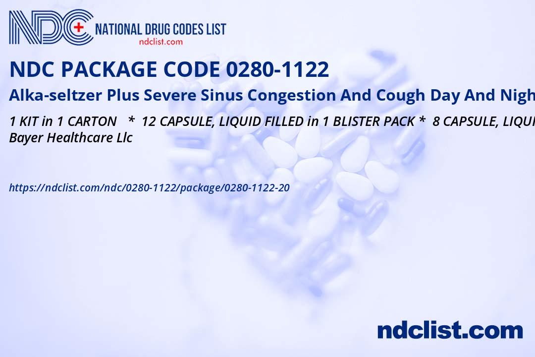 Alka-seltzer Plus- NDC0280-1122-20