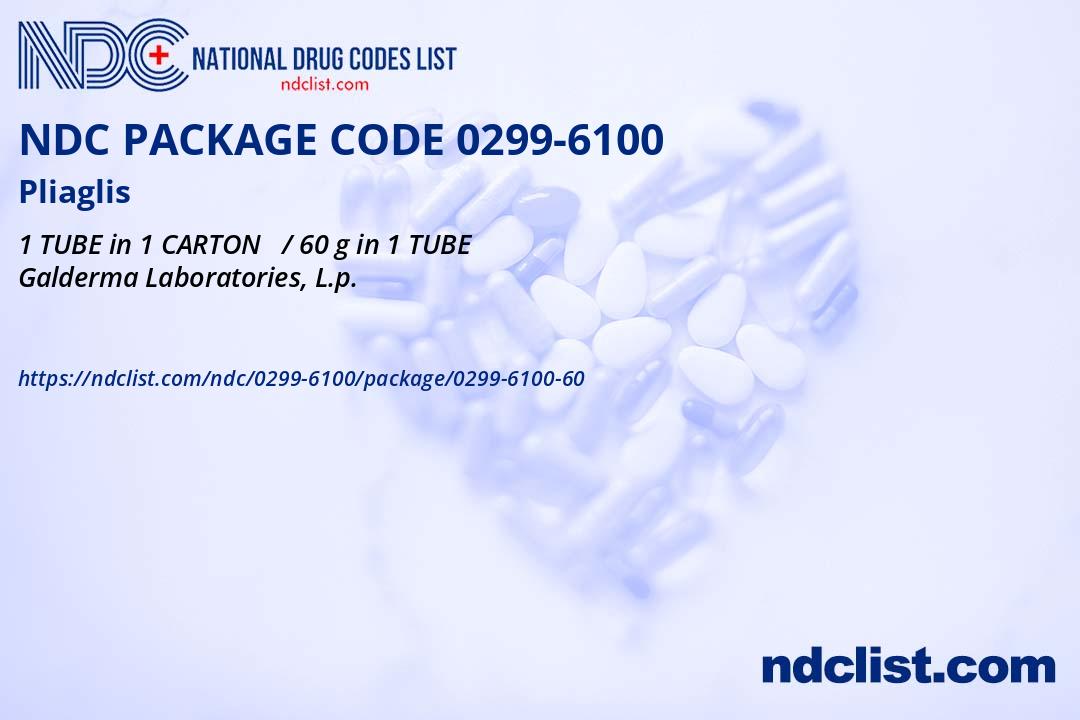 NDC Package 0299-6100-60 Pliaglis