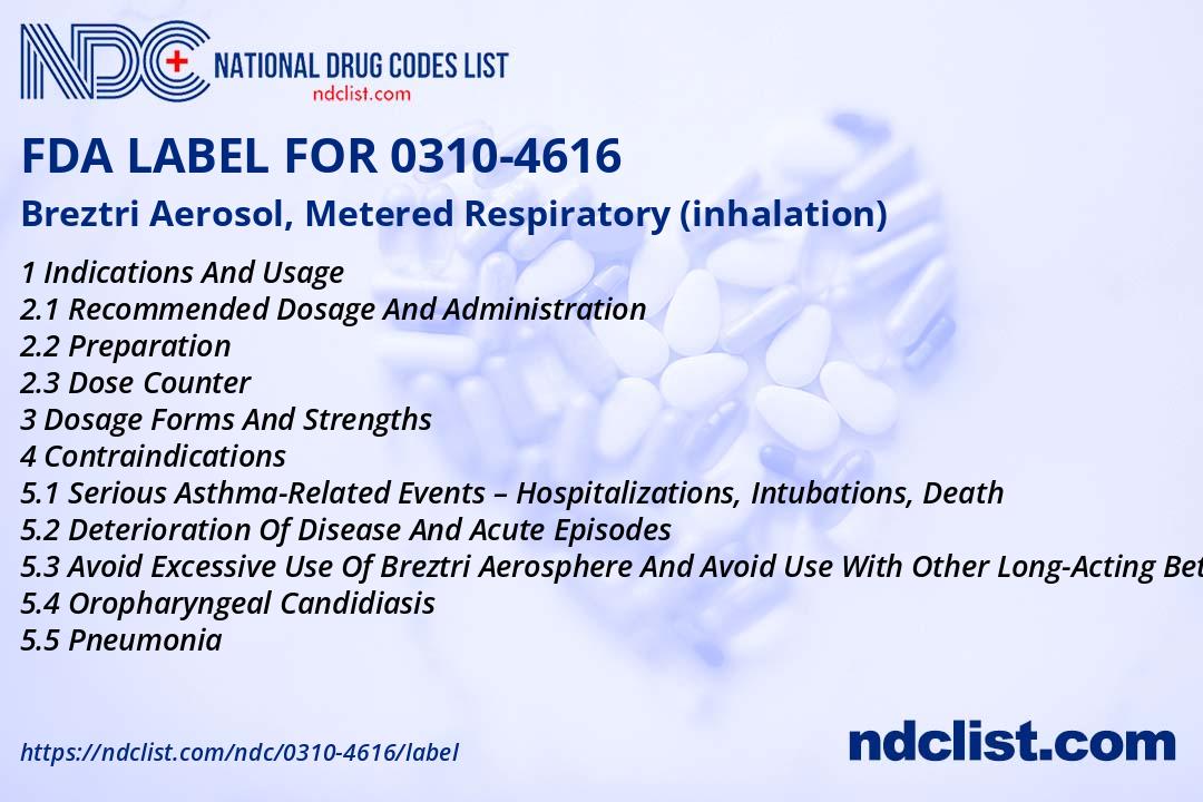 FDA Label for Breztri Aerosol, Metered Respiratory (inhalation ...