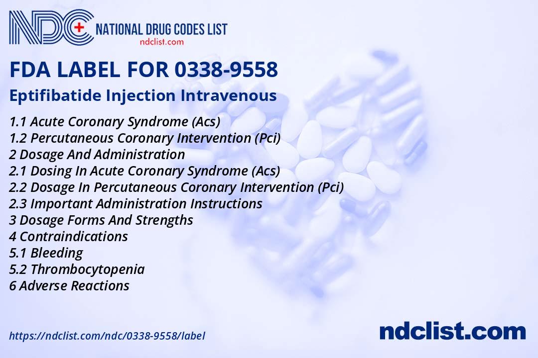 FDA Label for Eptifibatide Injection Intravenous - Indications, Usage ...