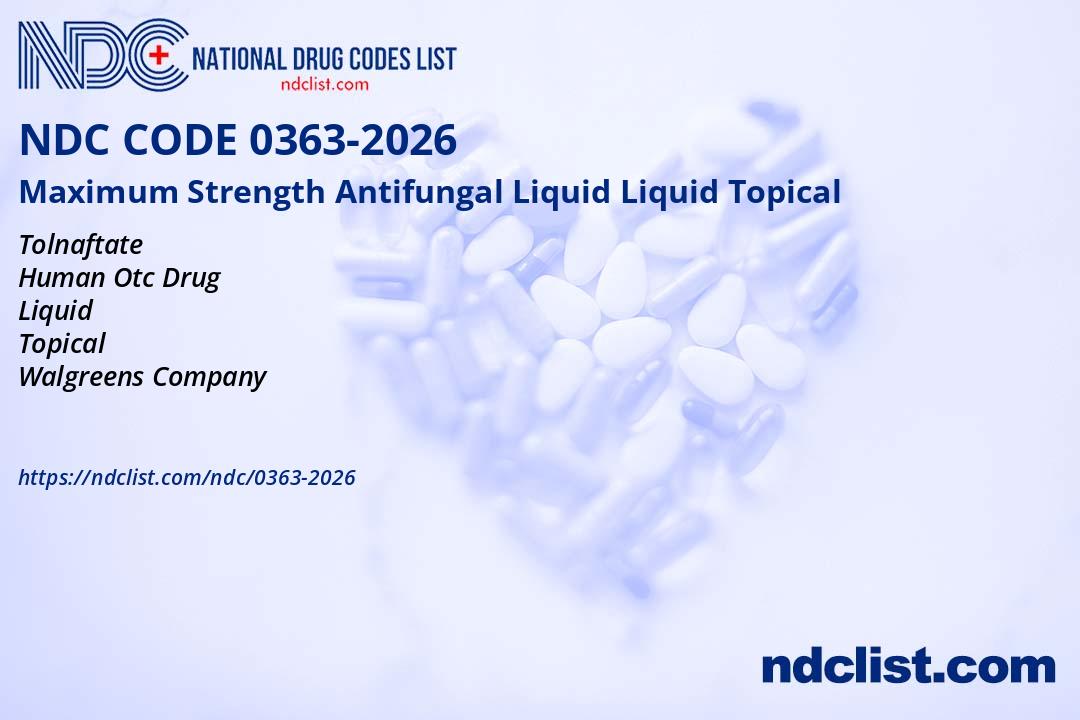 Maximum Strength Antifungal Liquid Liquid NDC 0363-2026