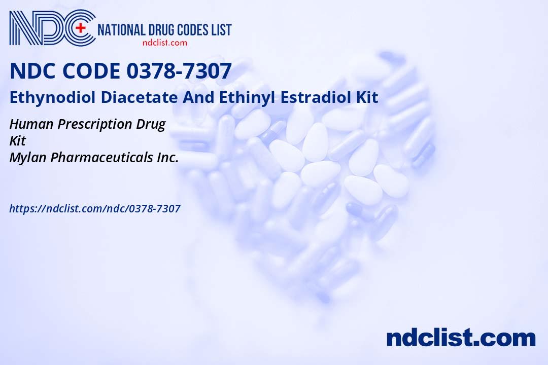 Ethynodiol Diacetate And Ethinyl Estradiol Kit NDC 0378-7307