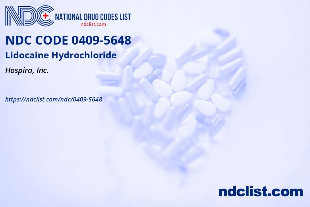 NDC 0409-5648 Lidocaine Hydrochloride