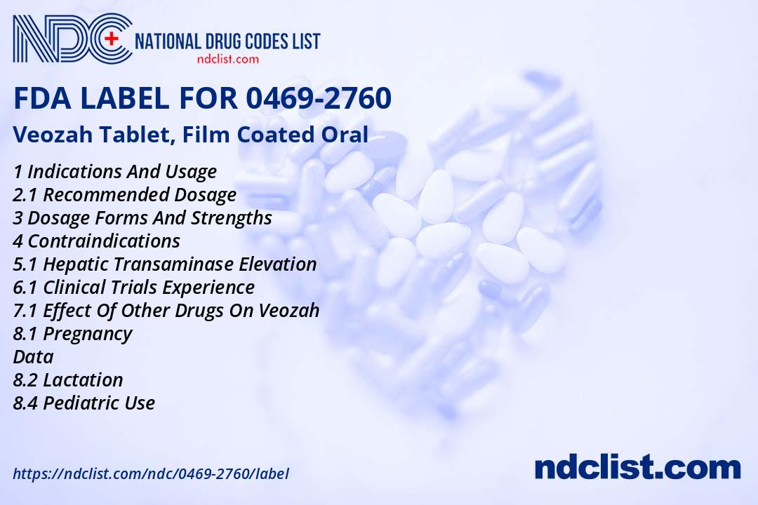 FDA Label for Veozah Tablet, Film Coated Oral - Indications, Usage ...