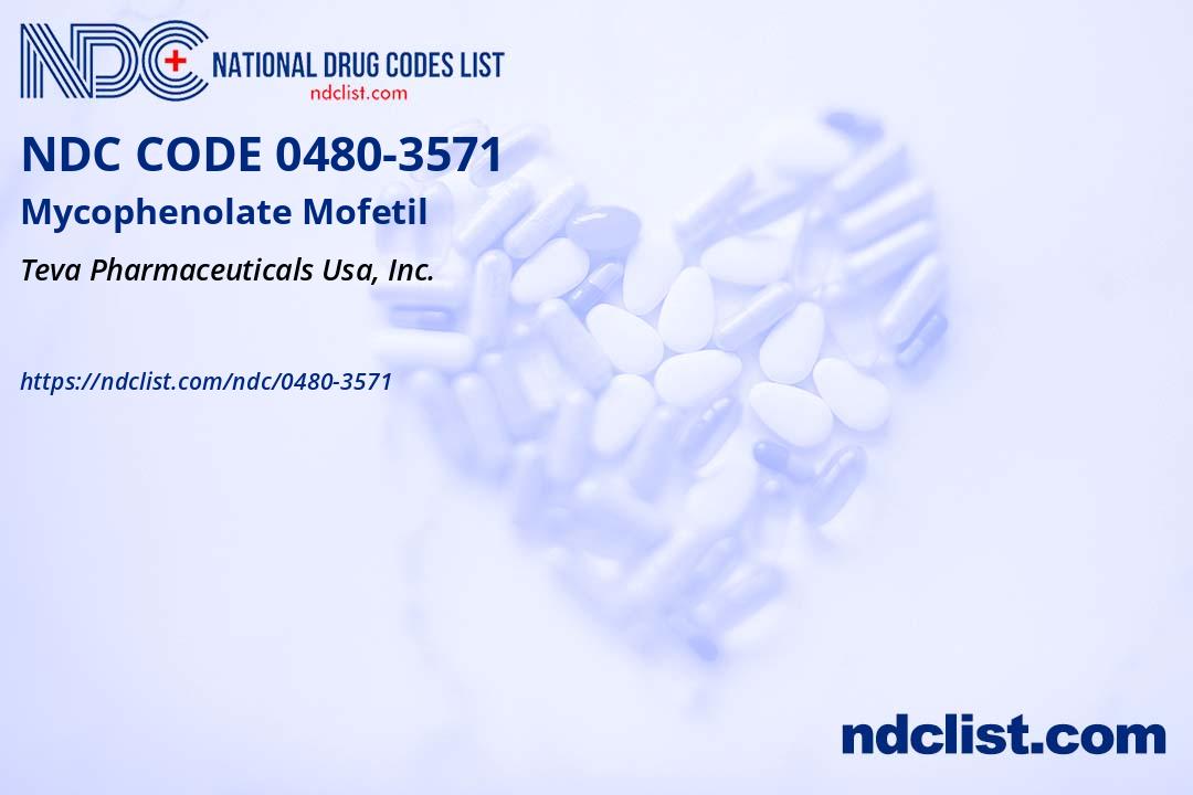 NDC 0480-3571 Mycophenolate Mofetil