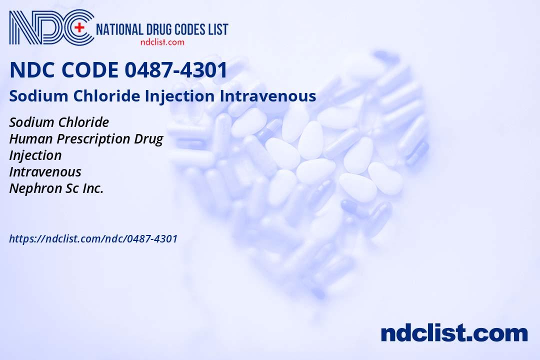 NDC 0487-4301 Sodium Chloride Injection Intravenous