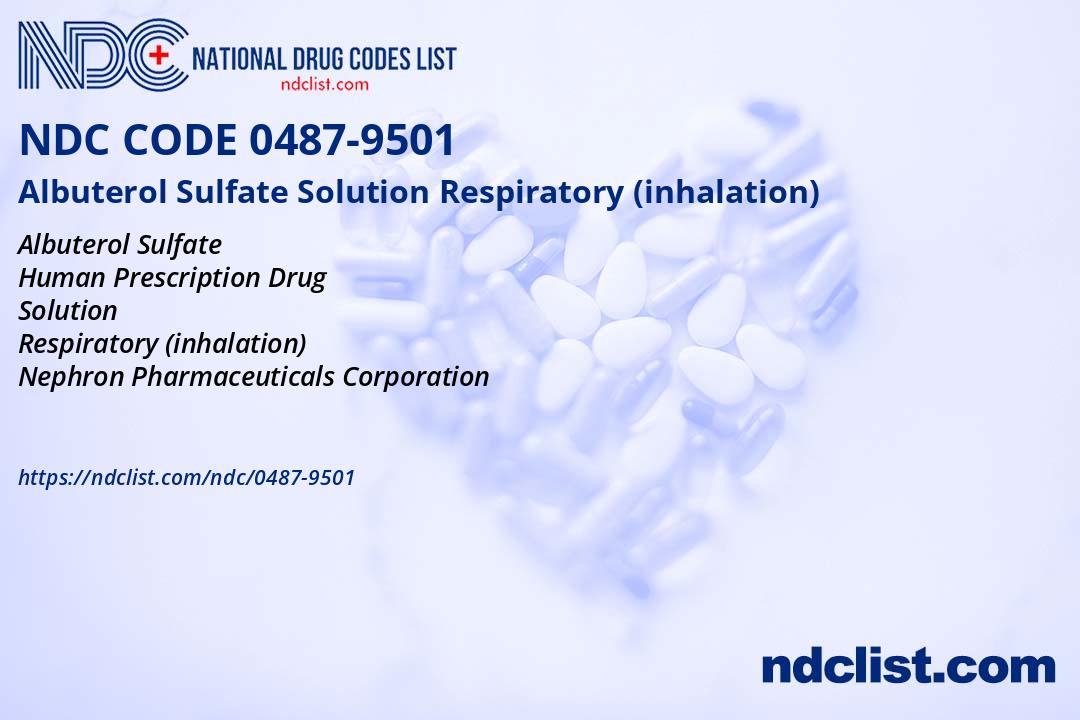 Albuterol Sulfate Solution NDC 0487-9501
