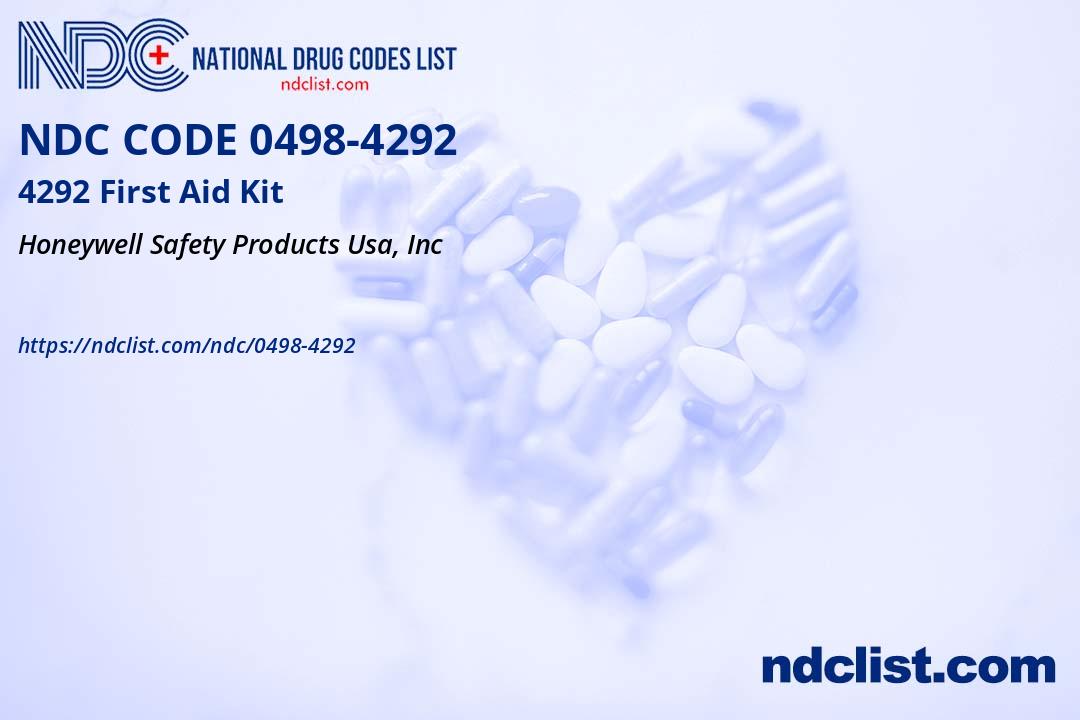 NDC 0498-4292 4292 First Aid Kit