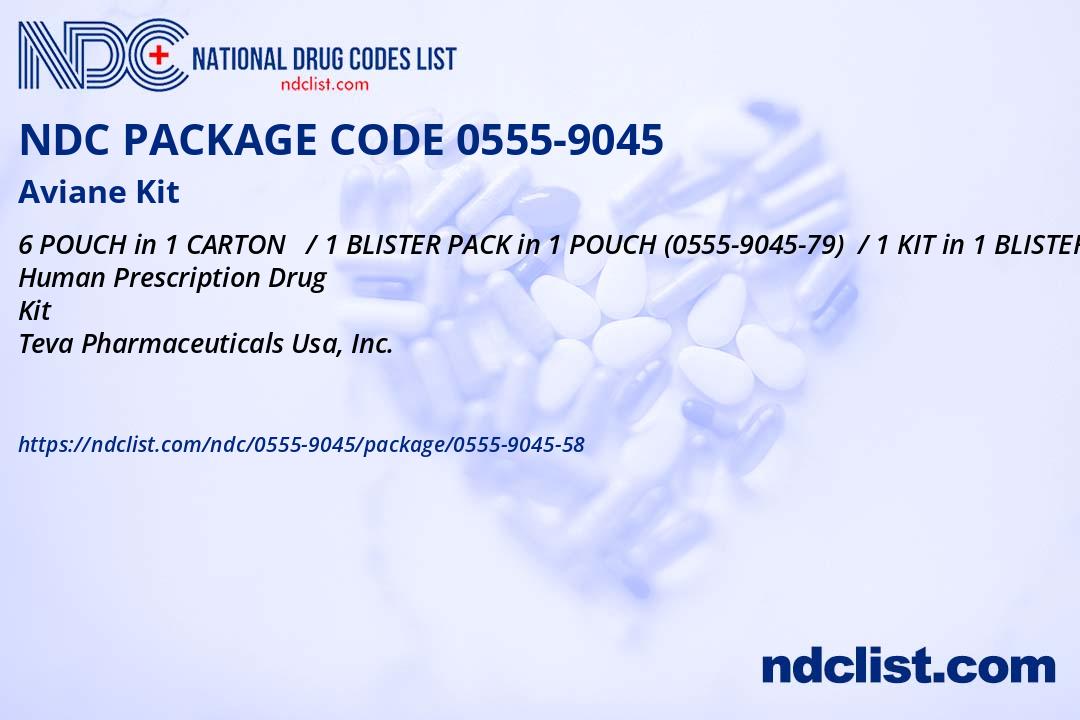 Aviane Kit- NDC0555-9045-58