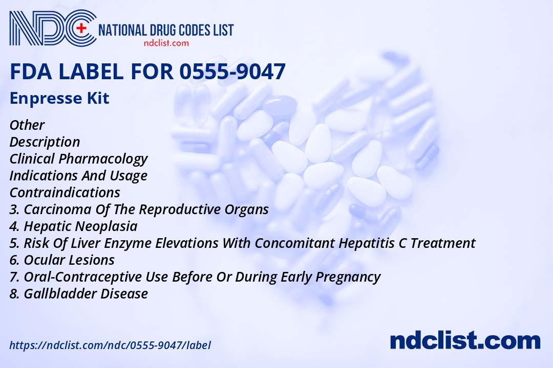 FDA Label for Enpresse - Indications, Usage & Precautions