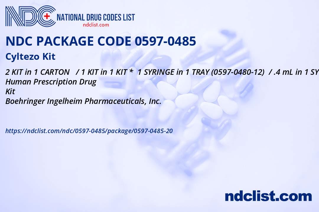 NDC Package 0597-0485-20 Cyltezo Kit