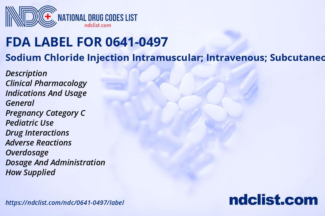 FDA Label for Sodium Chloride Injection Intramuscular; Intravenous ...