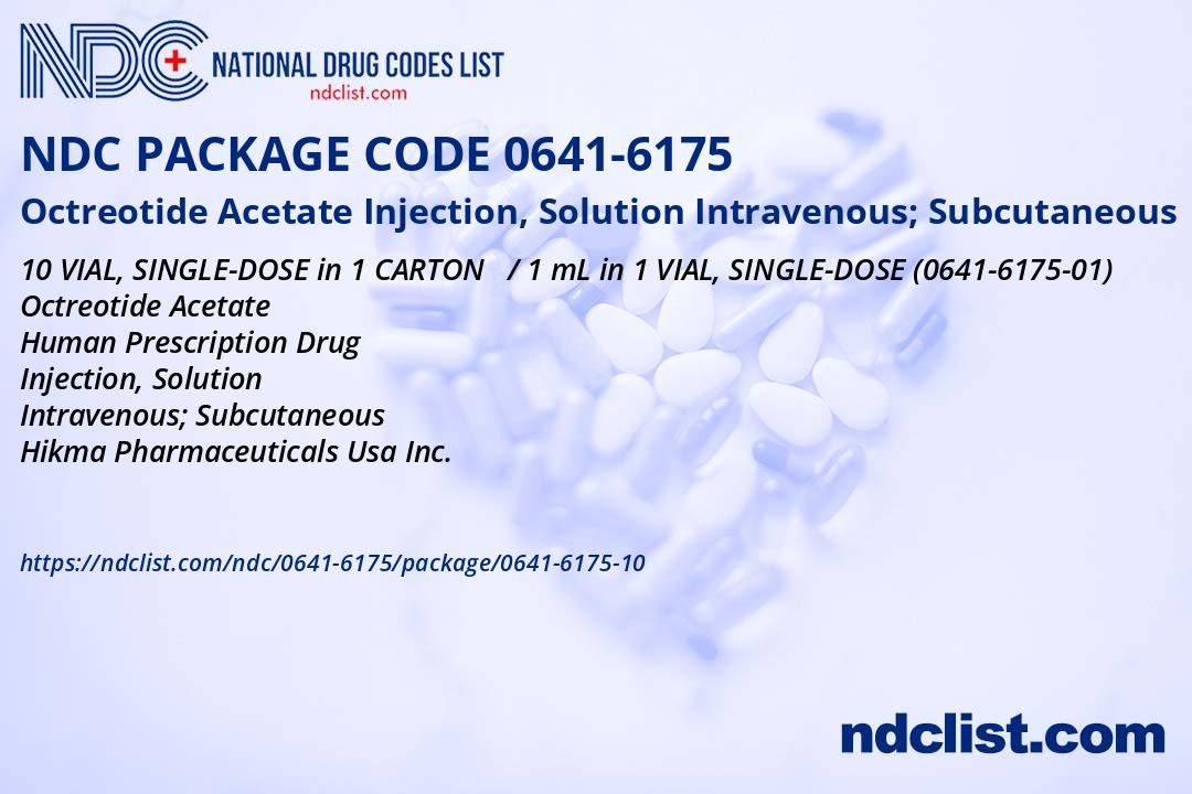 Octreotide Acetate Injection, Solution- NDC0641-6175-10