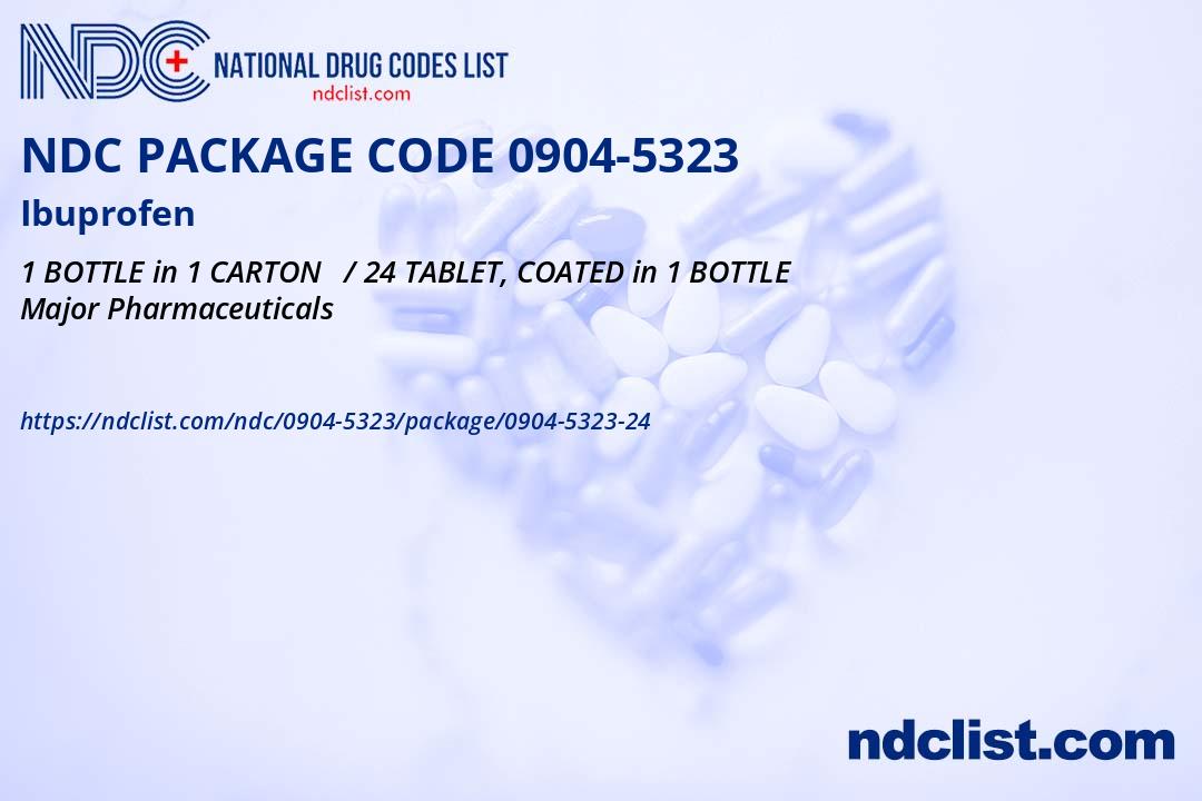 NDC Package 0904-5323-24 Ibuprofen