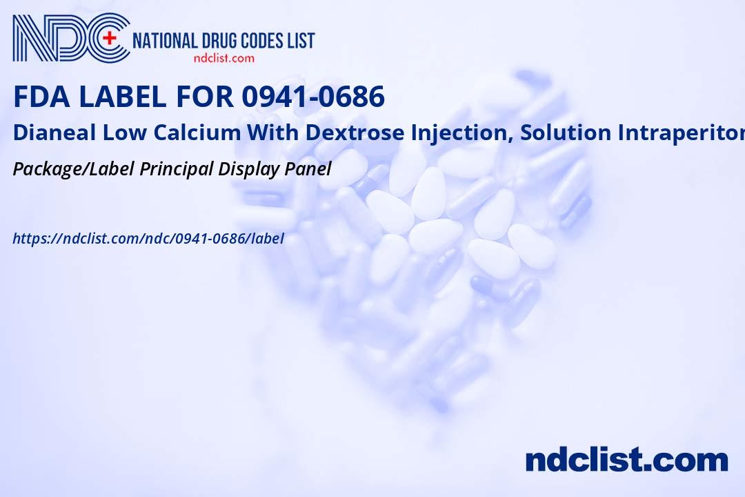 FDA Label for Dianeal Low Calcium With Dextrose Injection, Solution ...
