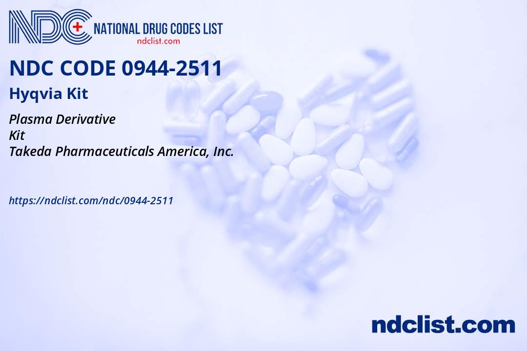 NDC 0944-2511 Hyqvia Kit