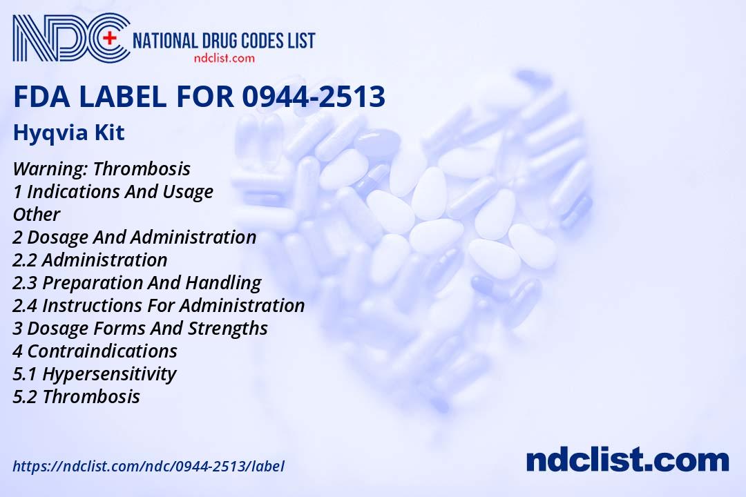 FDA Label for Hyqvia Kit - Indications, Usage & Precautions