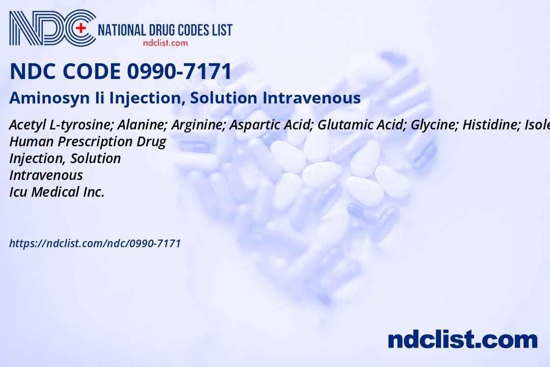 NDC 0990-7171 Aminosyn Ii Injection, Solution Intravenous