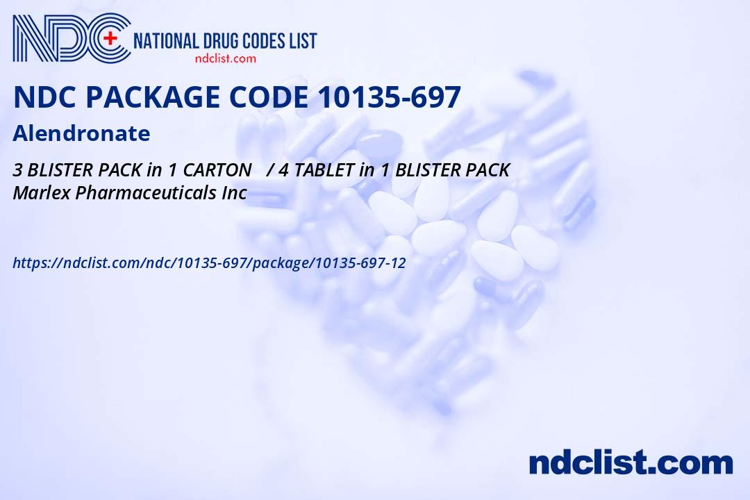 Alendronate- NDC10135-697-12