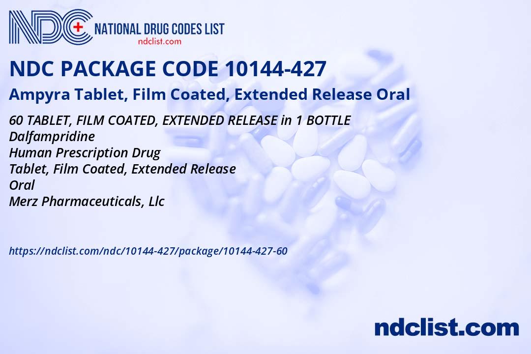 Ampyra- NDC10144-427-60