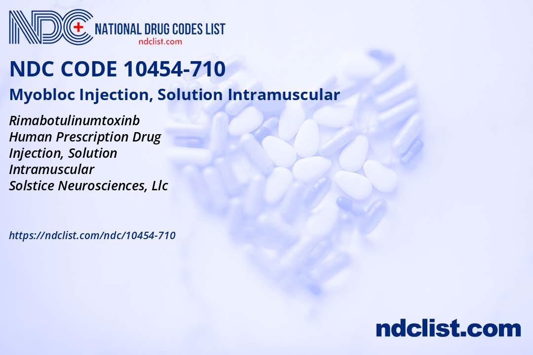 Myobloc Injection, Solution- NDC10454-710