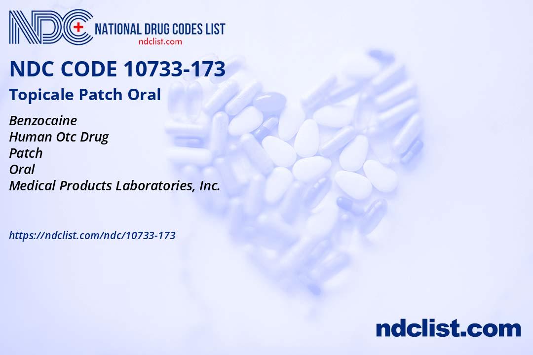 Topicale Patch- NDC10733-173