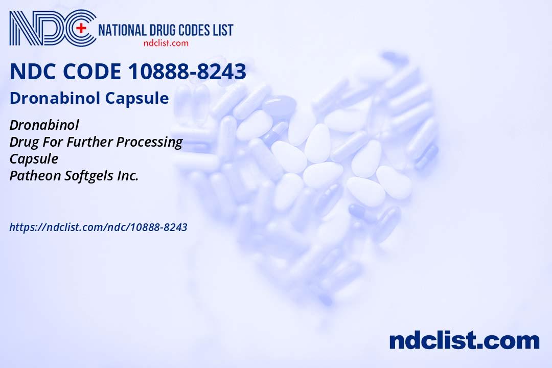 Dronabinol Capsule NDC 10888-8243