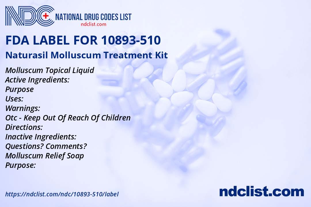 FDA Label for Naturasil Molluscum Treatment Kit - Indications, Usage ...