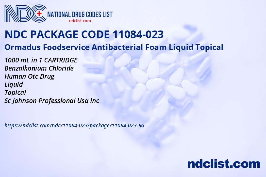 Ormadus Foodservice Antibacterial Foam - NDC 11084-023-66