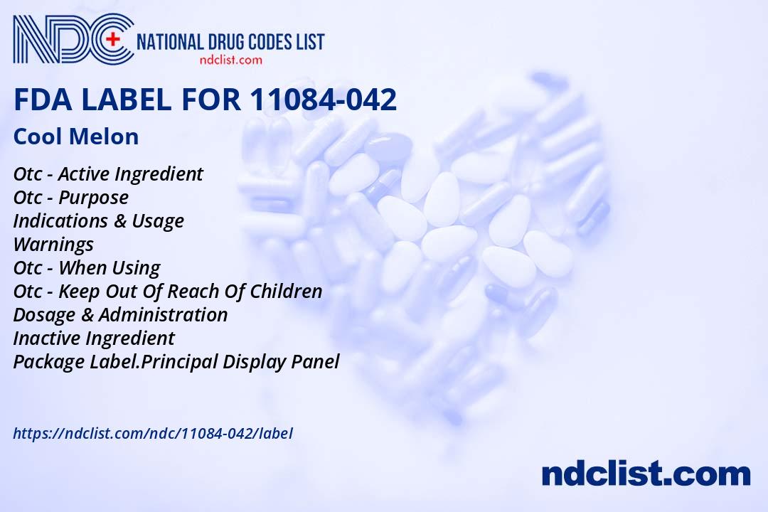 FDA Label for Cool Melon - Indications, Usage & Precautions
