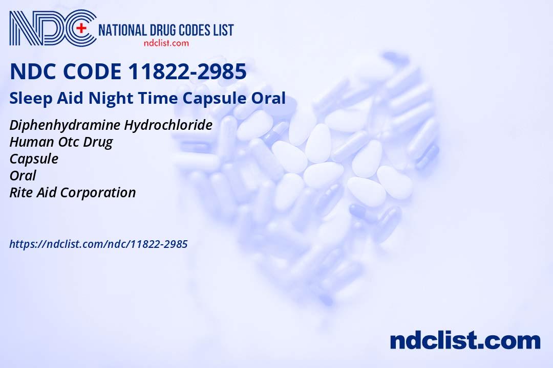 Sleep Aid NDC 11822-2985