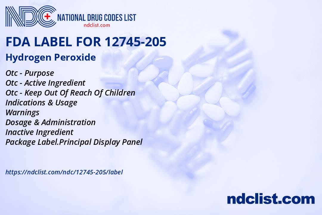 FDA Label for Hydrogen Peroxide Liquid Topical - Indications, Usage ...