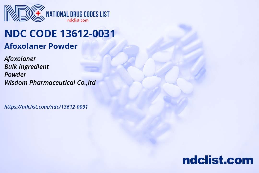 Afoxolaner Powder NDC 13612-0031