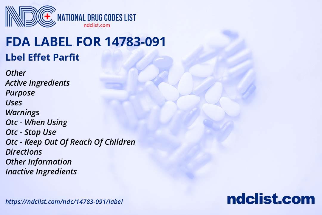 FDA Label for Lbel Effet Parfit - Indications, Usage & Precautions