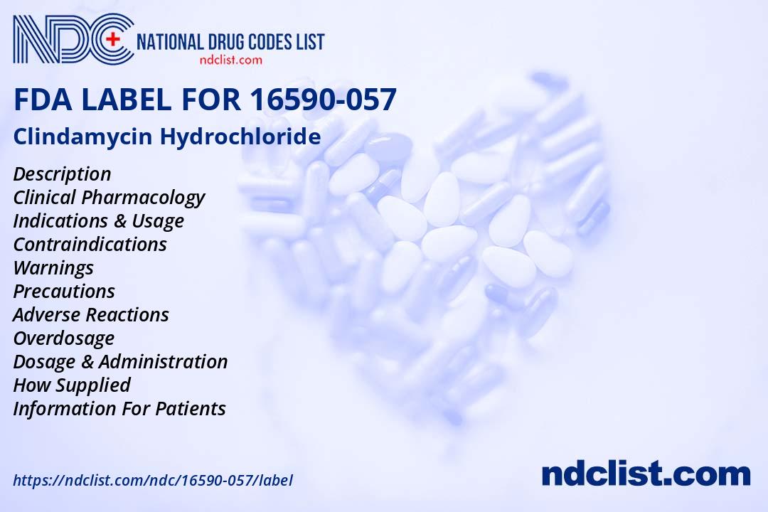 FDA Label for Clindamycin Hydrochloride - Indications, Usage & Precautions